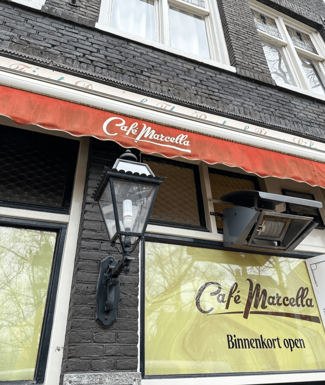 Amsterdam, café Marcella - Barts Boekje